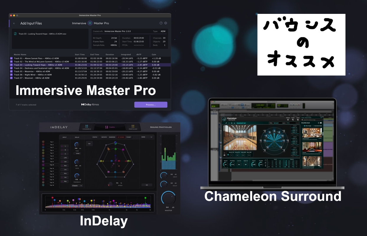 [今シブ]バウンスのオススメ Immersive Master Pro&Chameleon Surround&In Delay – Rock ...
