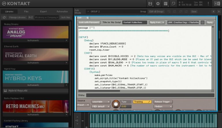 KontaktやHalionでの音楽制作を効率化するLua言語とは？
