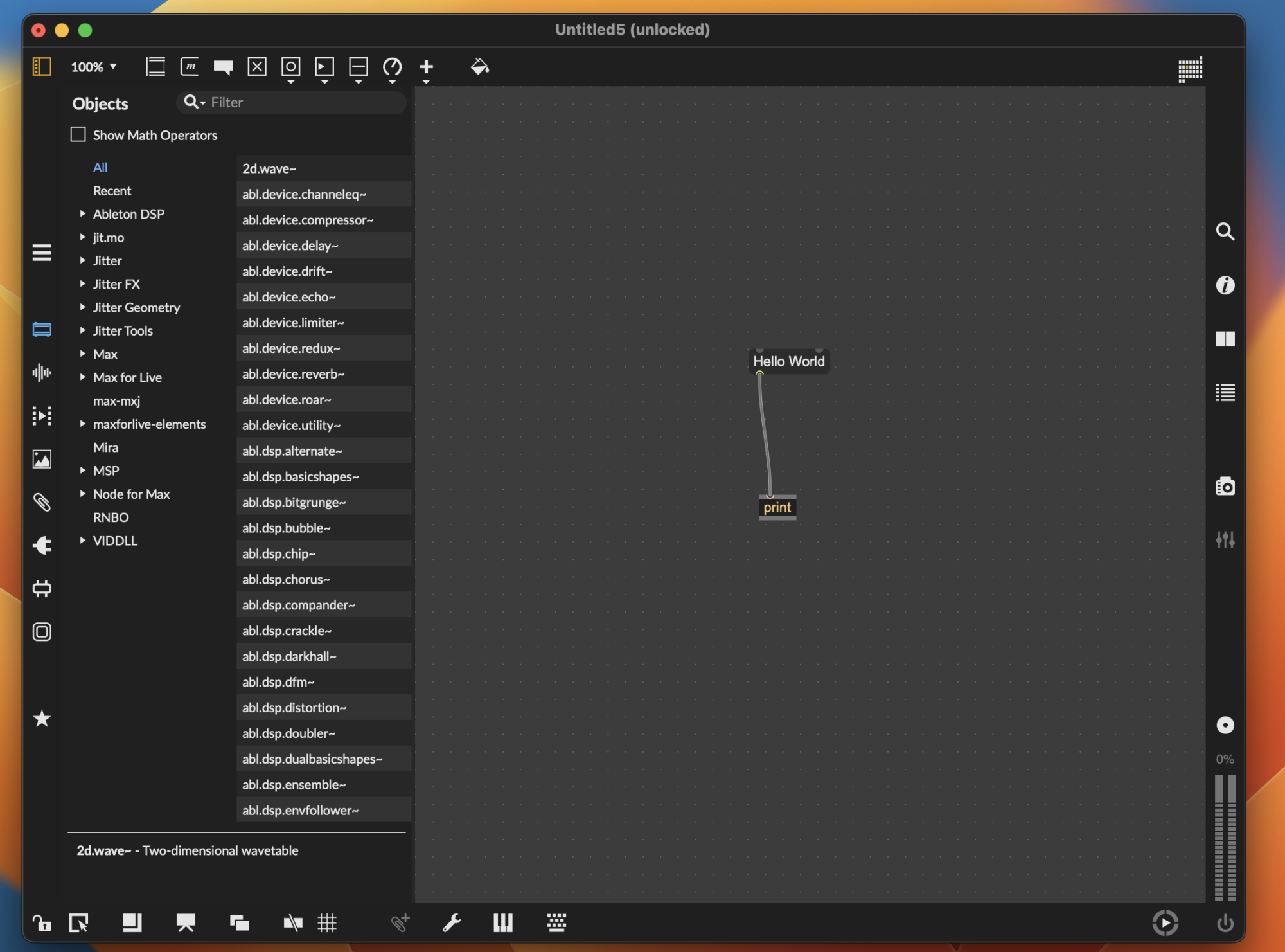 Max9を始めよう#1-1：環境構築してHello Worldをやってみる – Rock oN Line eStore