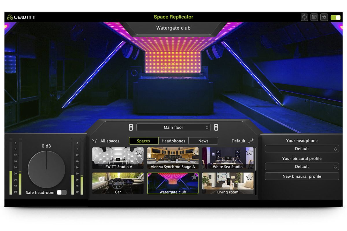 LEWITT初のプラグインとして音響空間をヘッドホンで完全再現できる「Space Replicator」 が登場！発売記念キャンペーンも開催 – Rock oN Line eStore